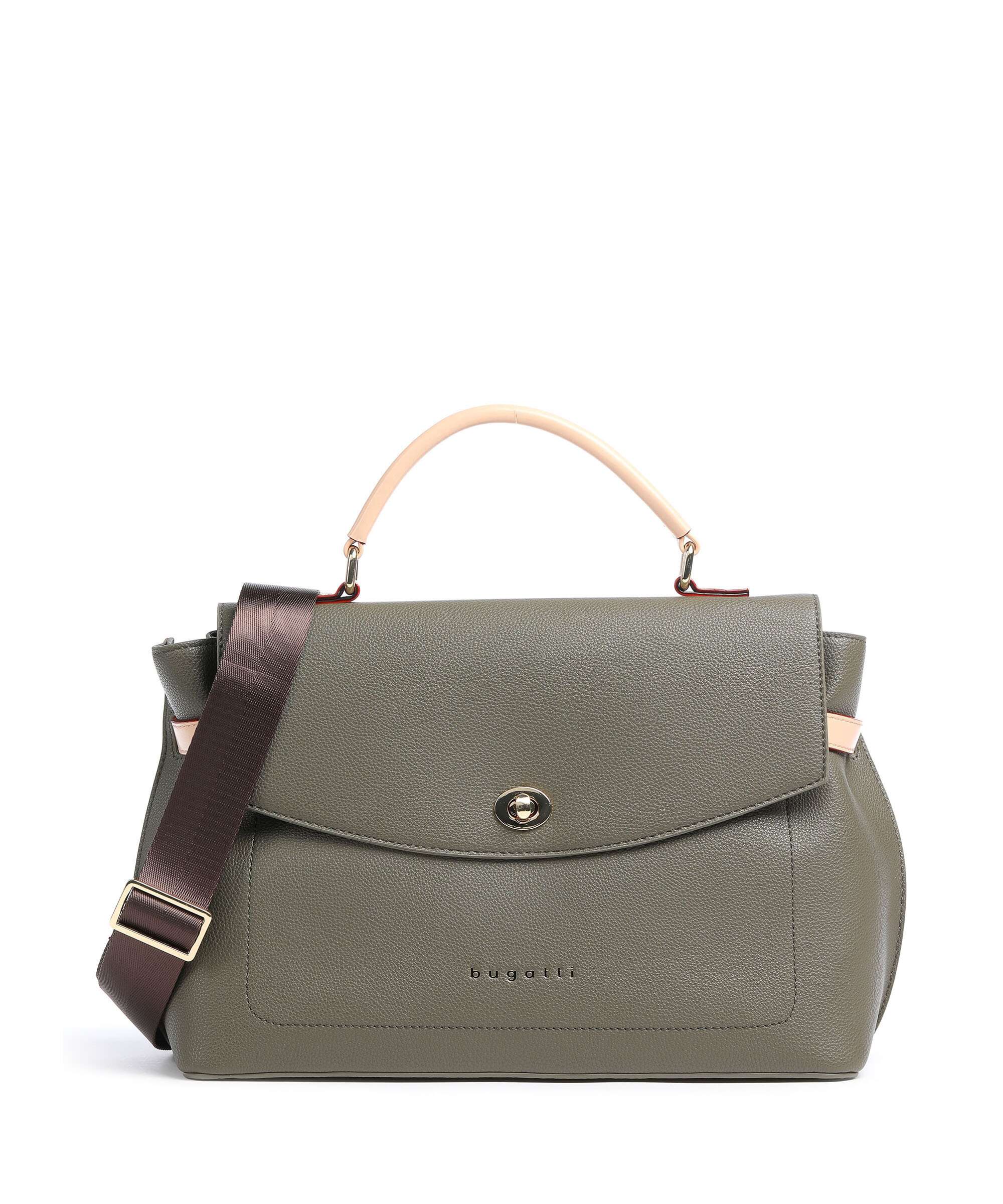 Bugatti Ella Handtasche Lederimitat olive - 496627-84 – WARDOW