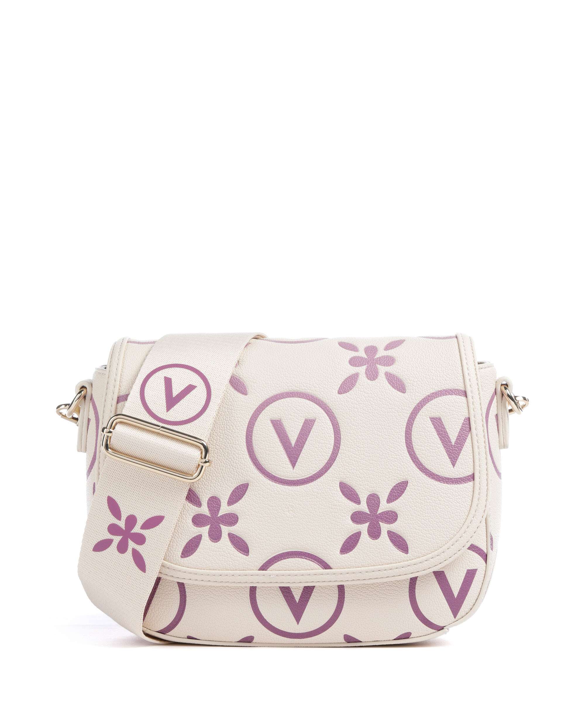 Valentino Bags Samba Re Print Umhängetasche Lederimitat ecru/rosa ...